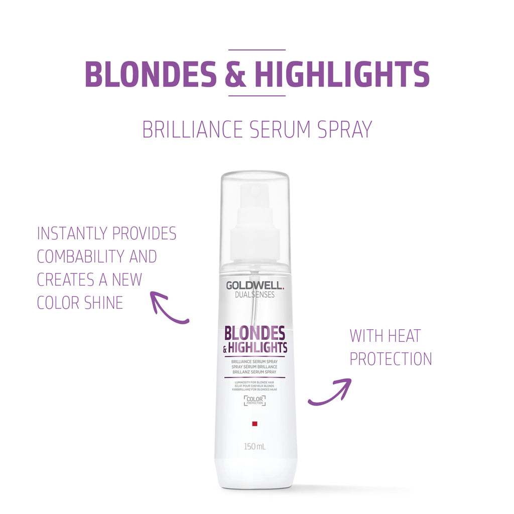 Goldwell Dualsenses Blondes & Highlights Serum Spray 150ml - Haircare Products | Oz Hair ...