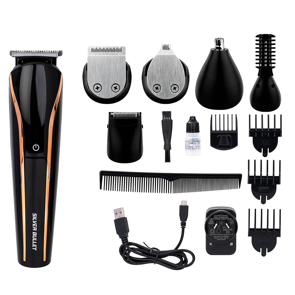 Silver Bullet Secret Service Trimmer Kit 11-in-1 – Oz Hair and Beauty