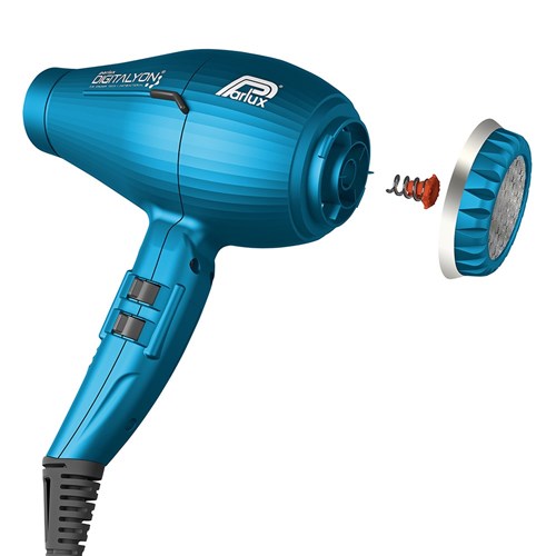 Parlux DigitAlyon Hair Dryer Blue – Oz Hair and Beauty