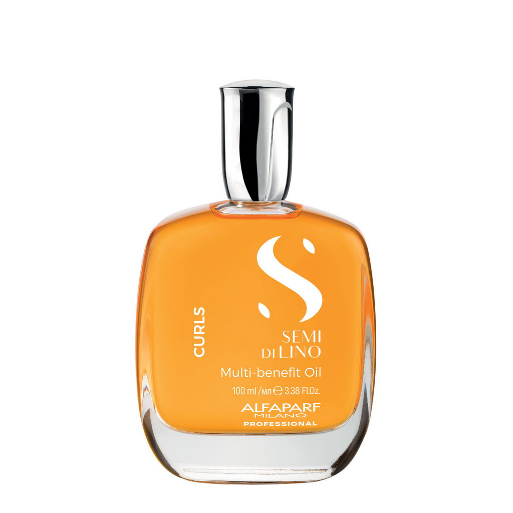 Alfaparf Milano Semi Di Lino Curls Multi-Benefit Oil 100ml – Oz Hair ...