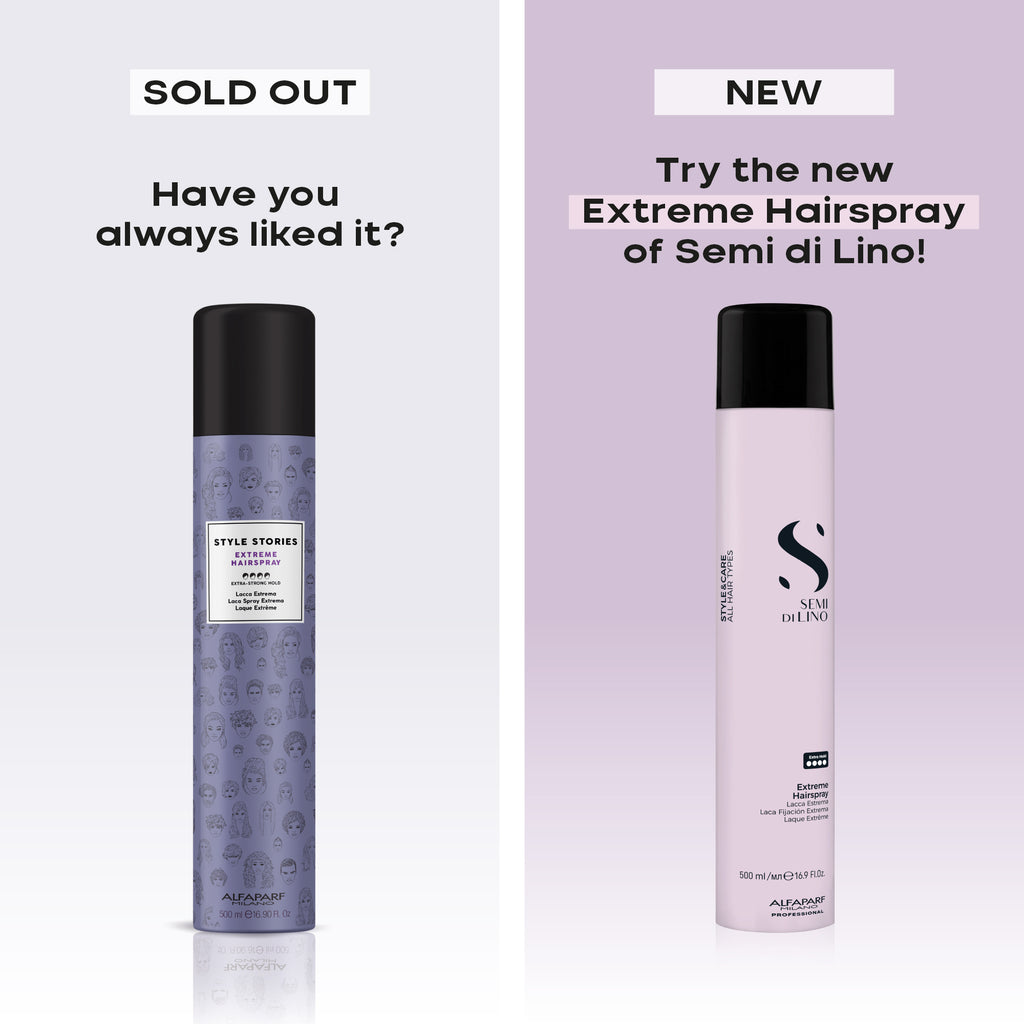 Alfaparf Milano Semi di Lino Style & Care Extreme Hairspray 500ml – Oz ...