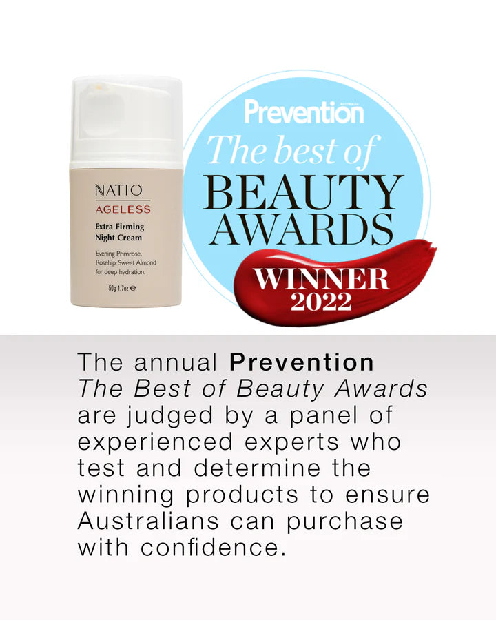 Natio Ageless Extra Firming Night Cream 50g – Oz Hair and Beauty
