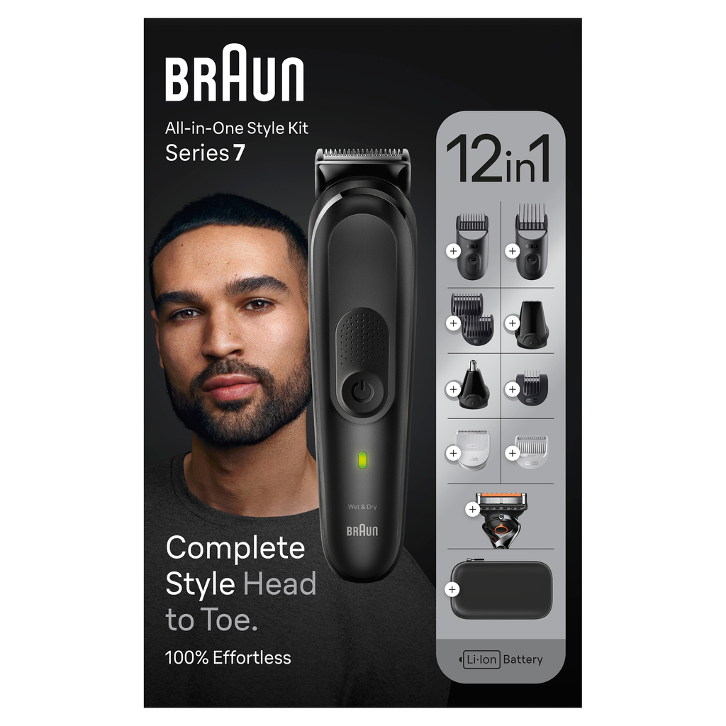 Braun Series 7 All-In-One Beard Hair Body Styling Kit MGK4760 – Oz Hair ...