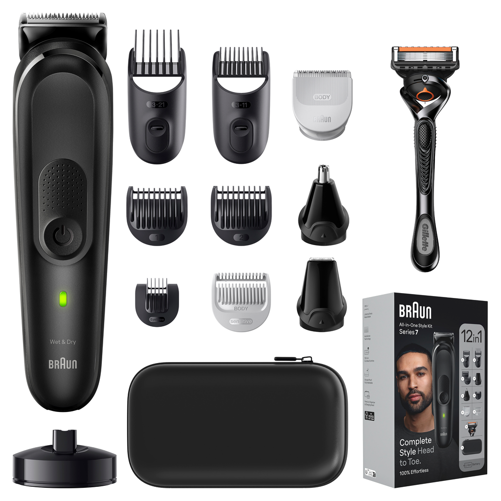 Braun Series 7 All-In-One Beard Hair Body Styling Kit MGK4760 – Oz Hair ...