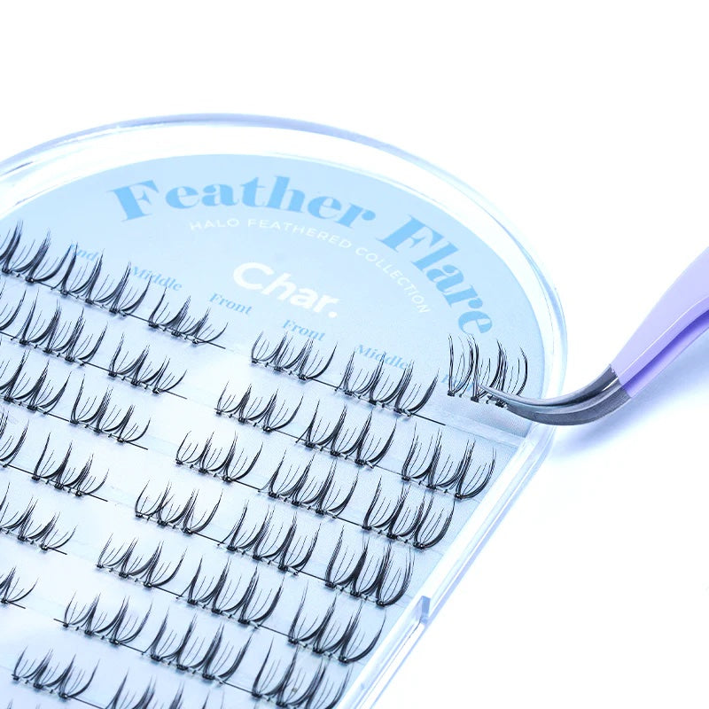 Char Cosmetics Feather Flare Cluster Lash 48pcs – Oz Hair and Beauty