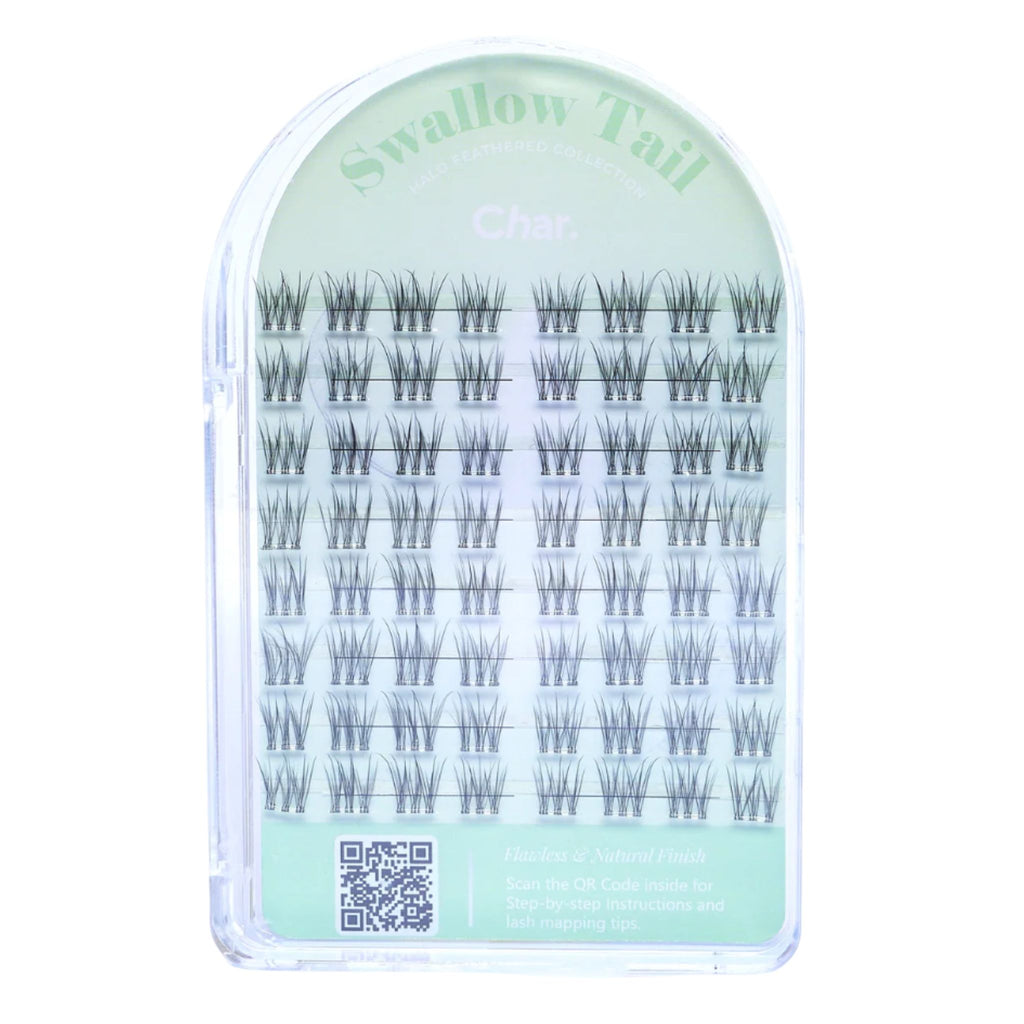 Char Cosmetics Swallow's Tail Cluster Lash 64pcs – Oz Hair and Beauty