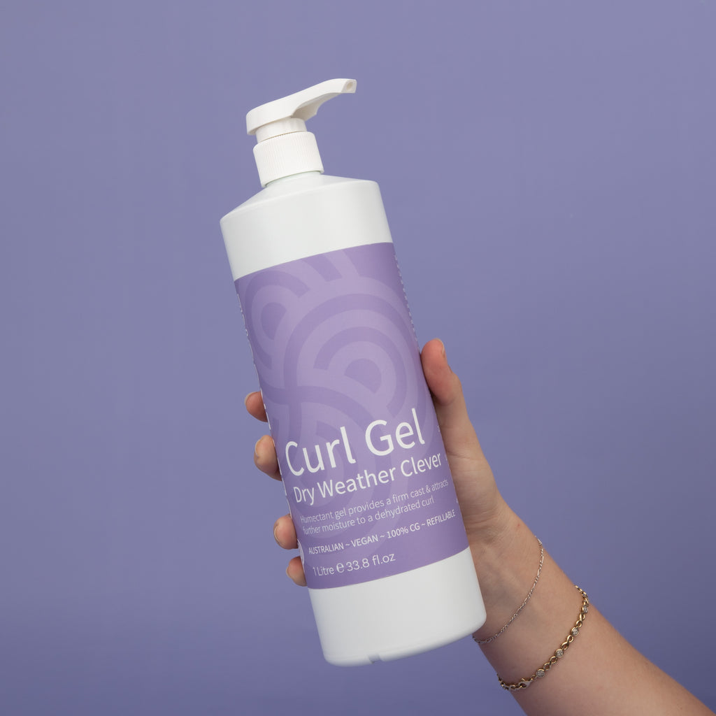 Clever Curl Dry Weather Gel 1000ml – Oz Hair and Beauty