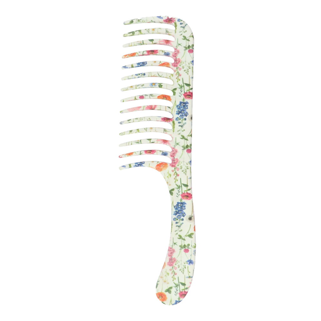 Denman D28 Deluxe Floral Fantasies Wide Tooth Detangle Comb – Oz Hair ...