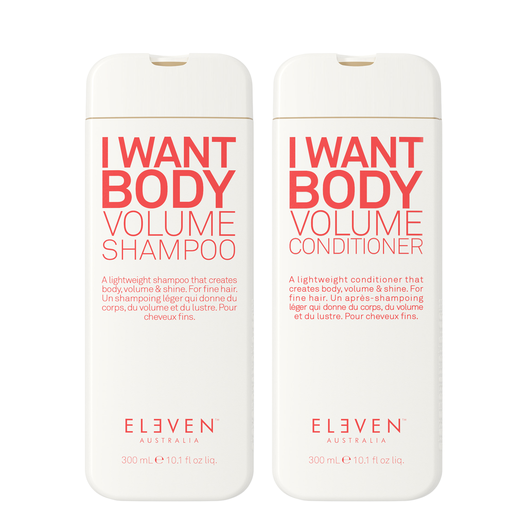 ELEVEN Australia I Want Body Volume Shampoo and Conditioner Duo Bundle ...