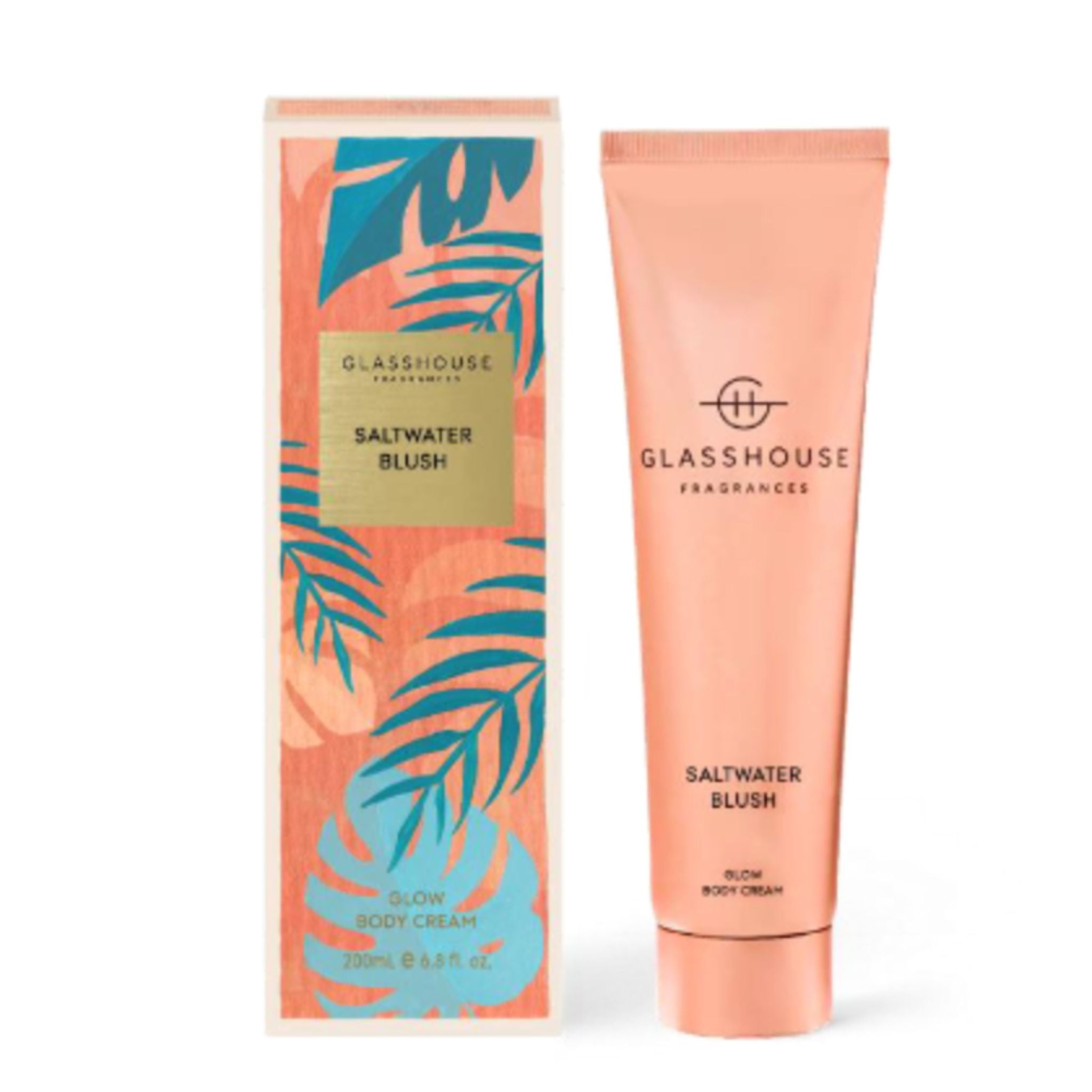 Glasshouse Fragrances PARADISE SCREENSAVER Saltwater Blush Glow Body C ...