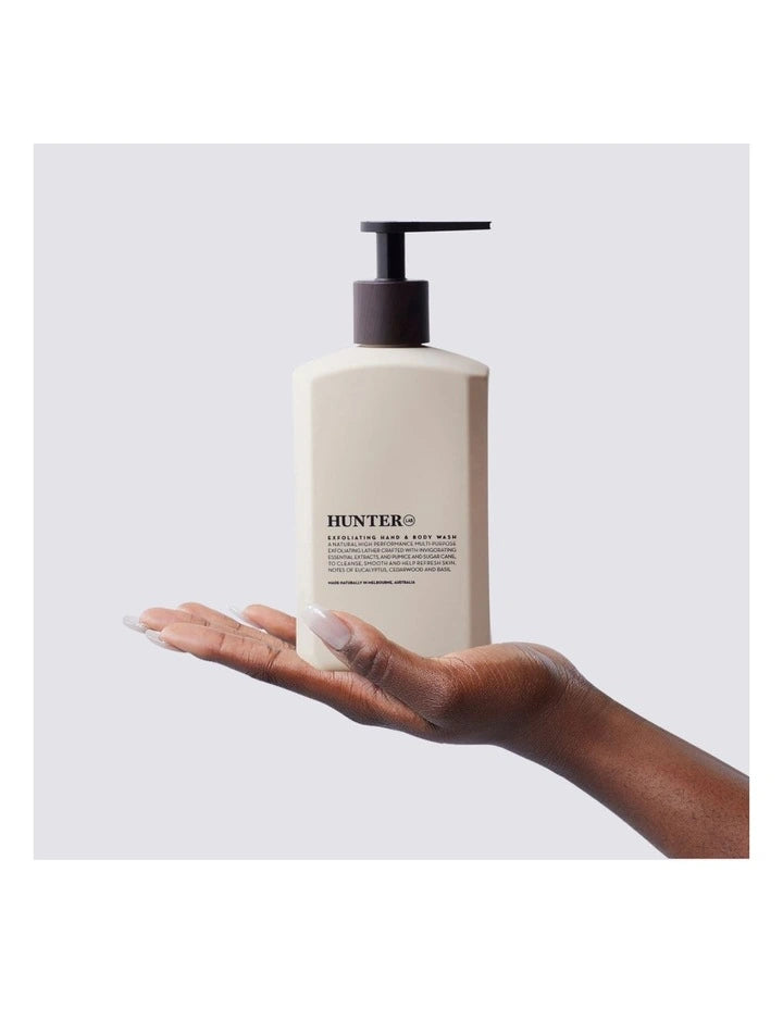 Hunter Lab Exfoliating Hand & Body Wash 550ml – Oz Hair and Beauty