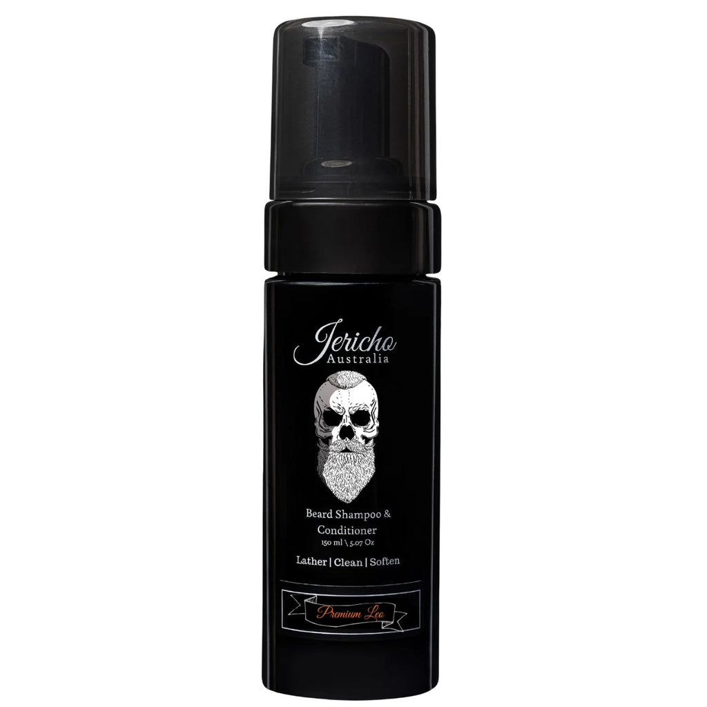 Jericho Premium Leo 2 in 1 Beard Shampoo & Conditioner 150ml – Oz Hair ...