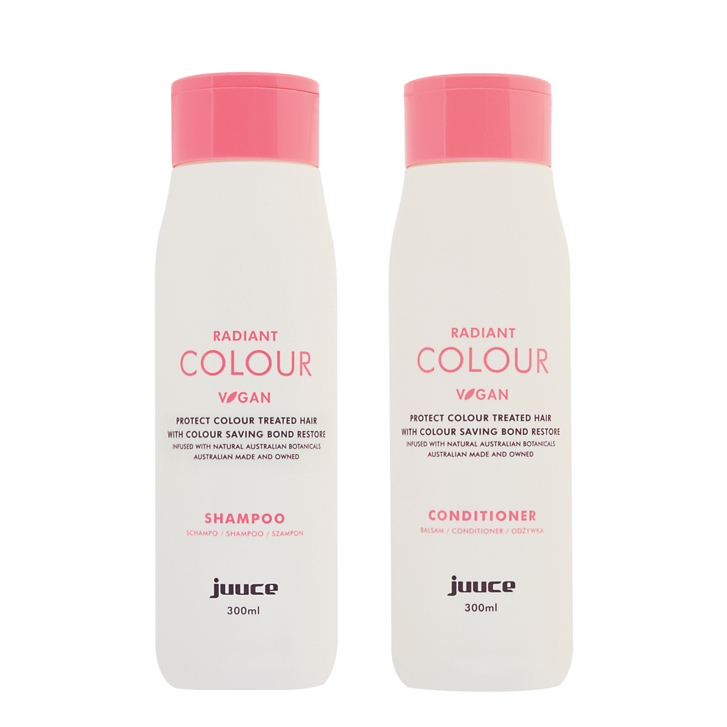 Juuce Radiant Colour Shampoo and Conditioner 300ml Duo Bundle – Oz Hair ...