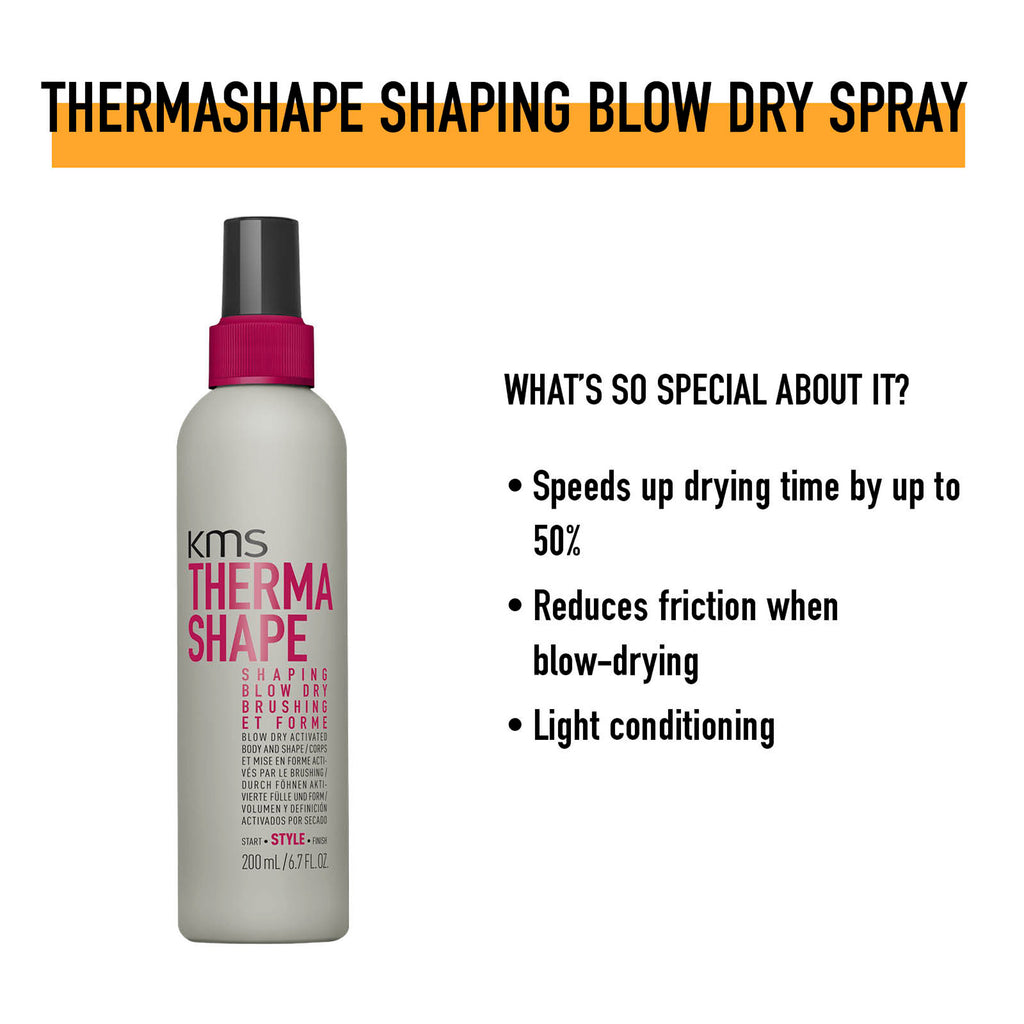 KMS California Therma Shape Hot Flex Spray 200ml - Haircare Products ...
