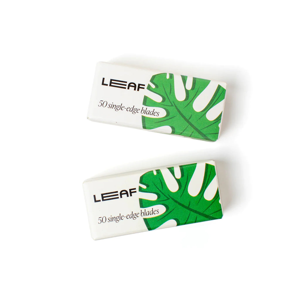 Leaf Shave 50 Pack Single-Edge Blades – Oz Hair and Beauty