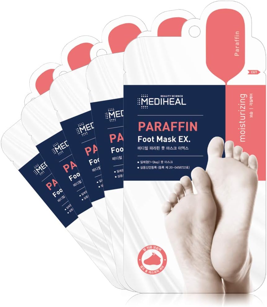 MEDIHEAL Paraffin Foot Sheet Mask Bundle (5 Pairs) – Oz Hair and Beauty
