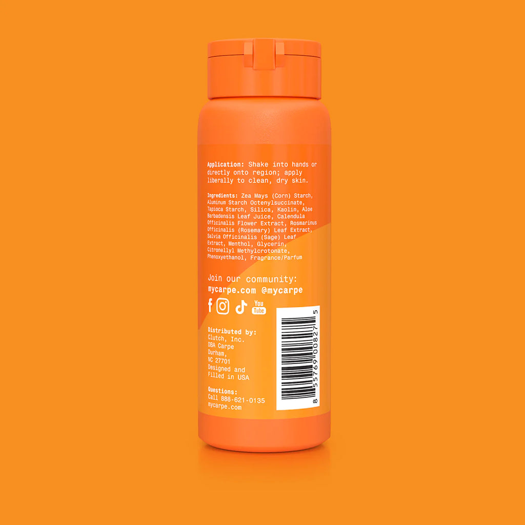 Carpe Men's Groin Powder 75g – Oz Hair and Beauty