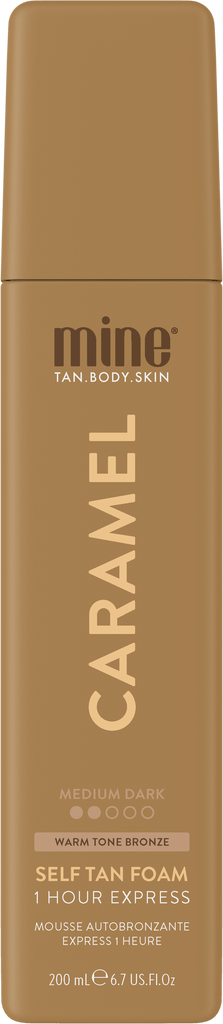 Minetan Caramel Self Tan Foam 200ml – Oz Hair and Beauty