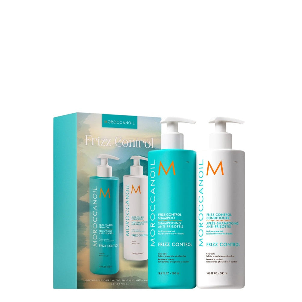Moroccanoil Frizz Control 500ml Duo Pack – Oz Hair and Beauty