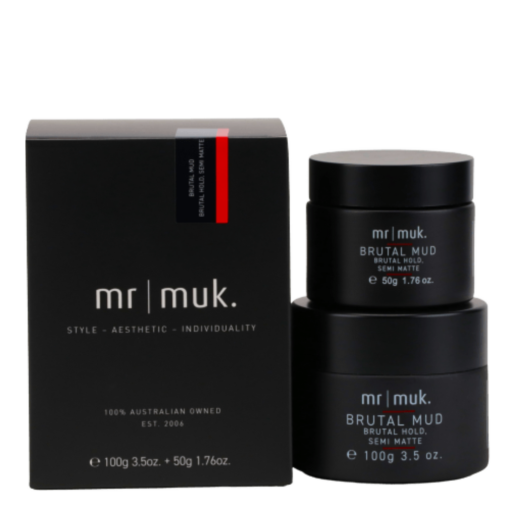 Muk Mr Muk Brutal Mud 100g + 50g Duo Pack – Oz Hair and Beauty