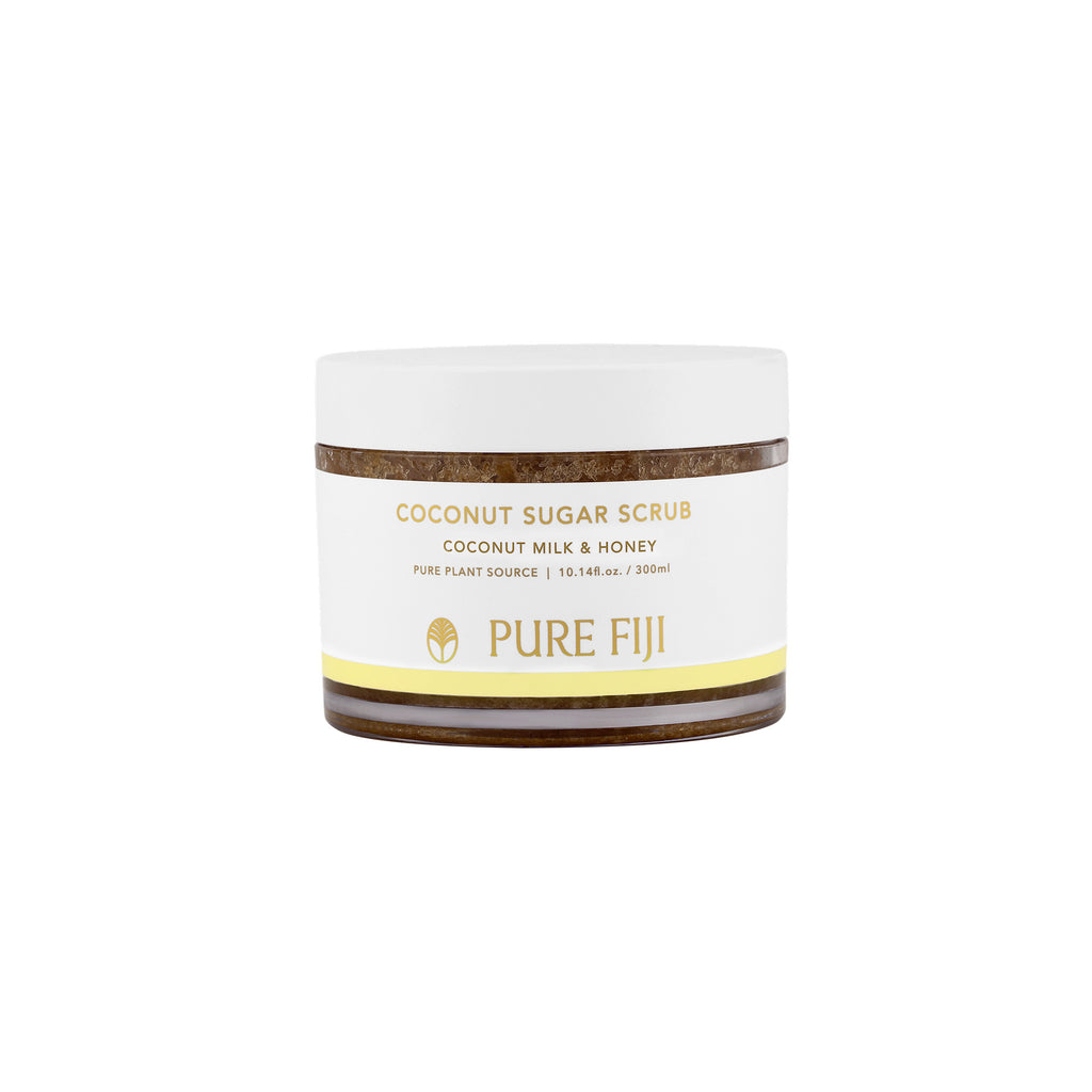 Pure Fiji Coconut Sugar Scrub 300ml - Coconut Milk & Honey – Oz Hair ...