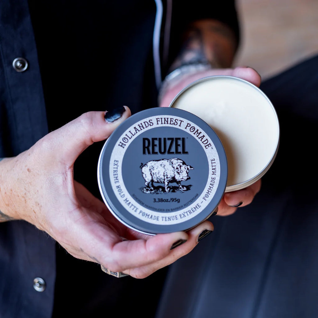Reuzel Extreme Hold Matte Pomade 95g Quad Bundle – Oz Hair and Beauty