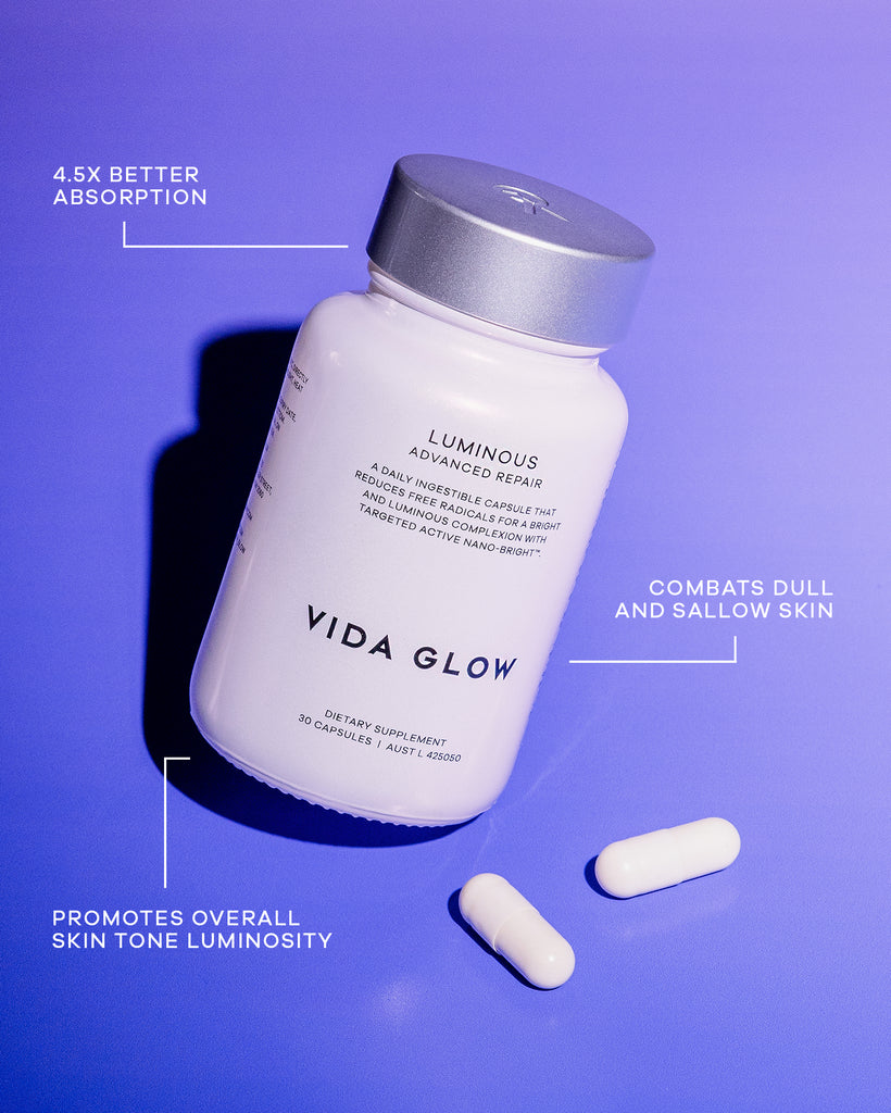 Vida Glow Luminous - 30 Capsules – Oz Hair and Beauty