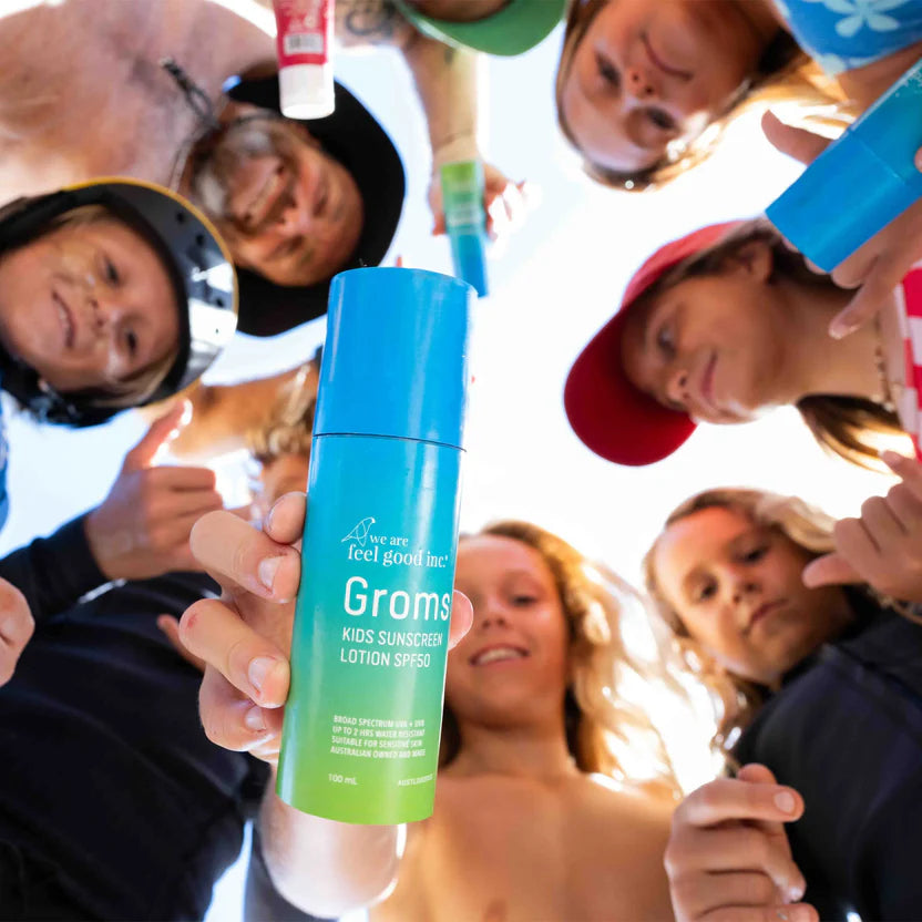 We Are Feel Good Inc. Groms Kids Sunscreen Lotion SPF50 Roll On 100ml ...