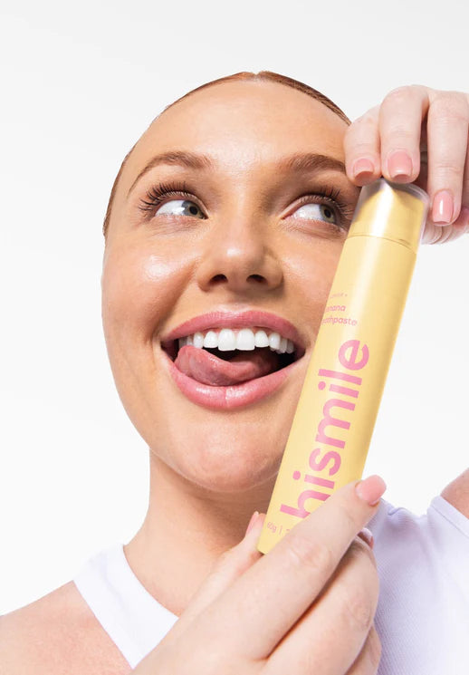 hismile Banana Toothpaste 60g – Oz Hair and Beauty