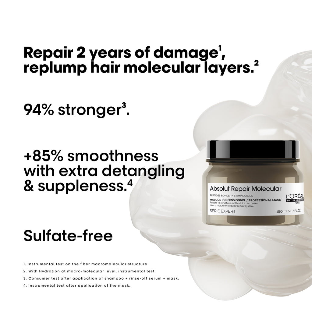 L'Oréal Professionnel Absolut Repair Molecular Rinse-Off Mask 150ml ...