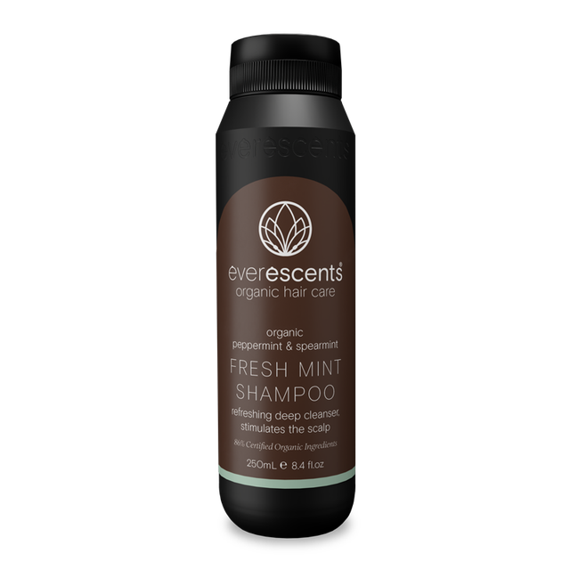 EverEscents Organic Fresh Mint Shampoo 250ml – Oz Hair and Beauty