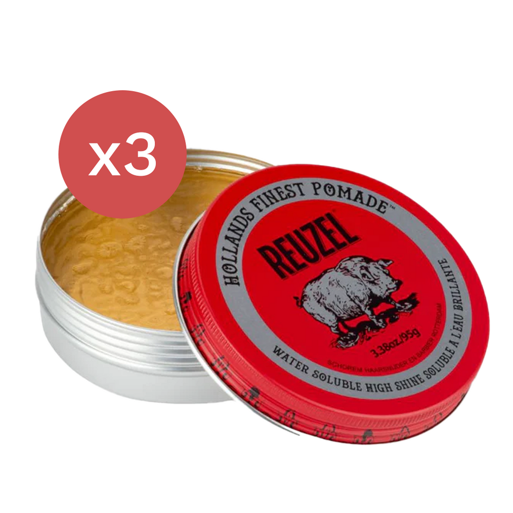 Reuzel Red Pomade 95g Trio Bundle – Oz Hair and Beauty