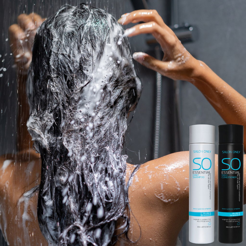 Salon Only Essential Daily Shampoo 300ml – Oz Hair and Beauty