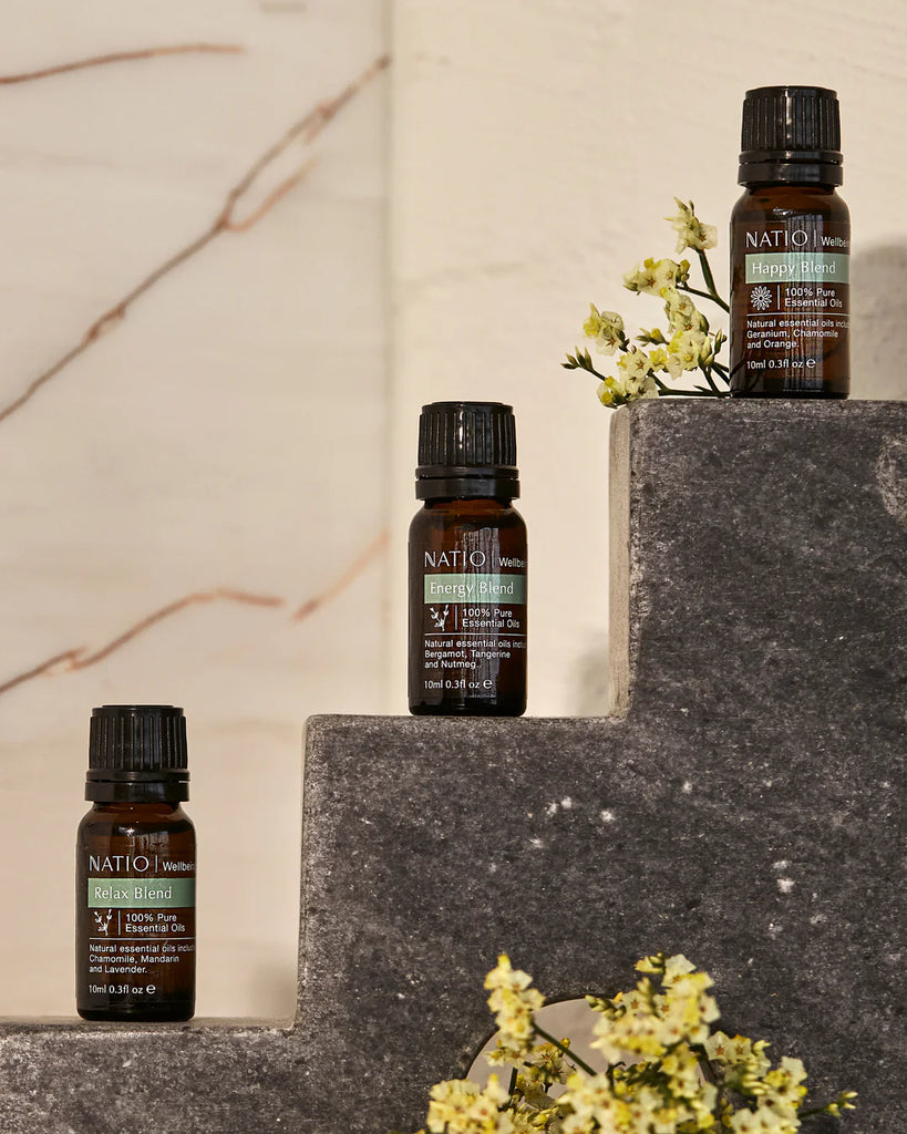 Natio Wellbeing Stress Pure Essential Oil Blend 25ml – Oz Hair and Beauty