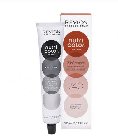Revlon Professional Nutri Color Creme 740 Light Copper 100ml - Haircare ...