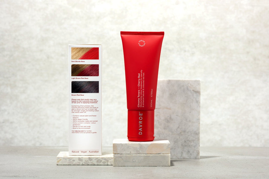 Davroe Chroma Toner - Cherry Red 200ml – Oz Hair and Beauty