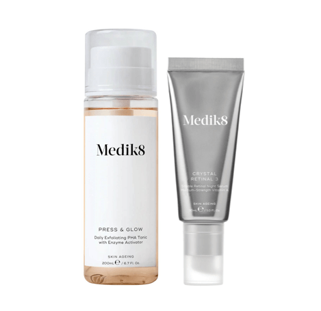 Medik8 Press & Glow and Crystal Retinal 3 Bundle – Oz Hair and Beauty