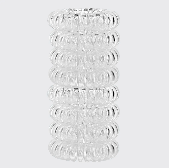 Kitsch 8 Pack Hair Coils - Transparent – Oz Hair and Beauty