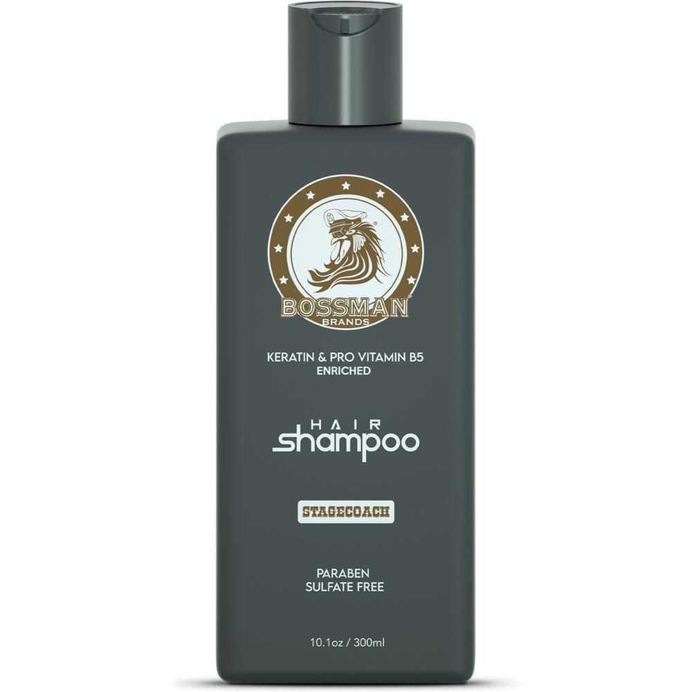 Bossman Stagecoach Shampoo 300ml – Oz Hair and Beauty