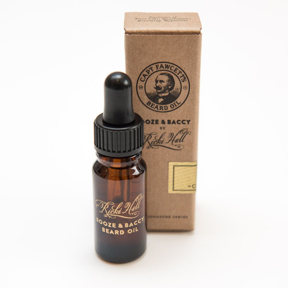 Captain Fawcett Ricki Hall’s Booze & Baccy Travel Beard Oil 10ml – Oz ...