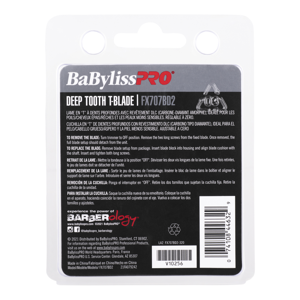 BaBylissPRO Replacement Blade DLC Deep Tooth T Blade – Oz Hair and Beauty