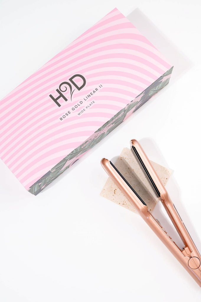 H2D Linear 11 Rose Gold Wide Hair Straightener – Oz Hair and Beauty