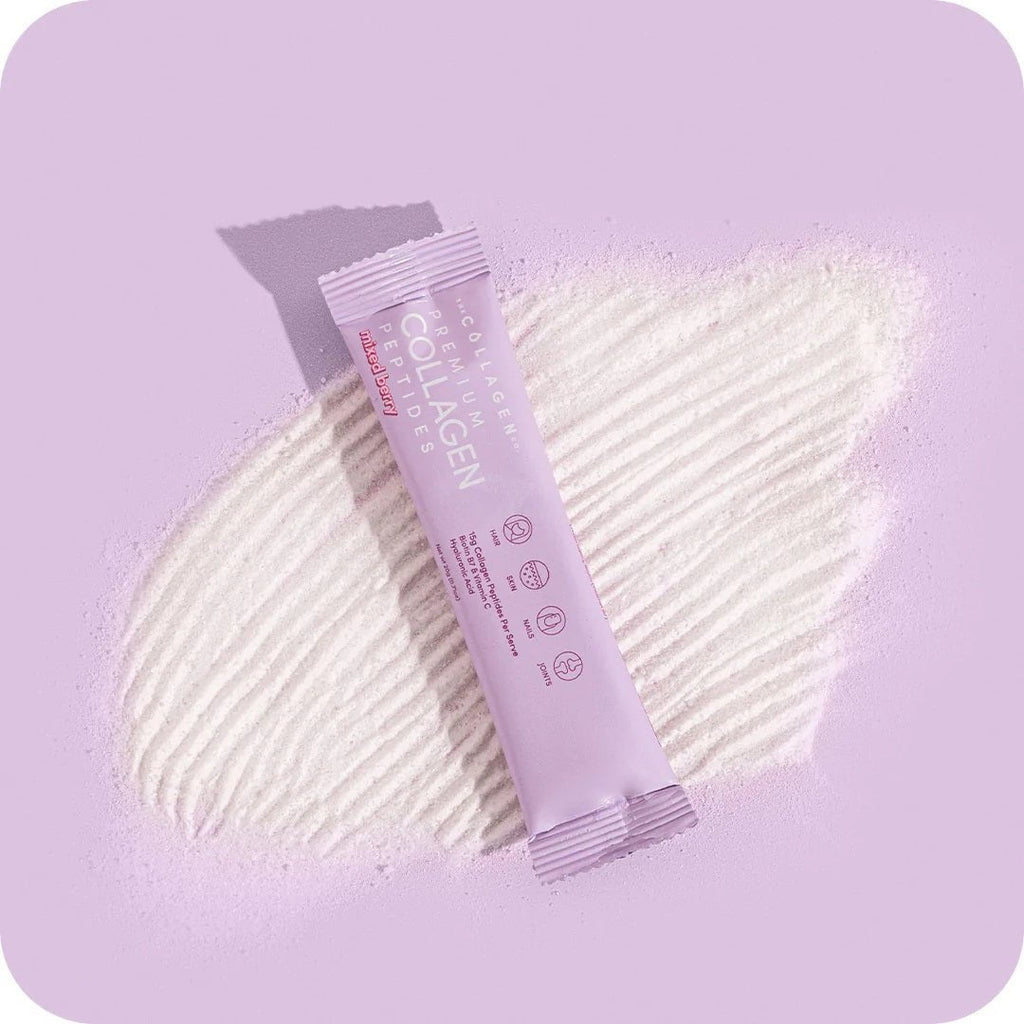 The Collagen Co. Premium Collagen Peptides - Mixed Berry 14 Sachet box ...