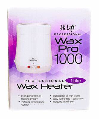 Hi Lift Wax Pro 1000ml 1 Litre Wax Heater - White - Waxing Products ...