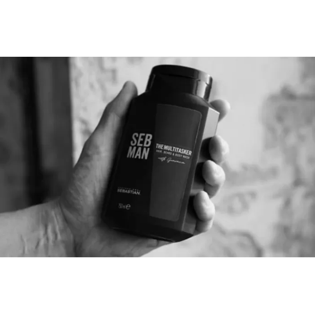 Sebastian SEB MAN The Multi-Tasker 3 in 1 Hair, Beard & Body Wash 1000 ...