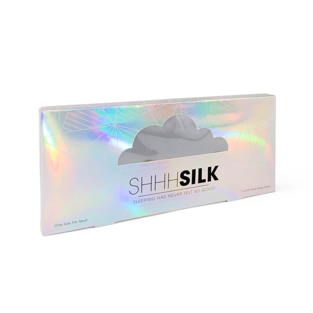 Shhh Silk Grey Silk Sleep Mask – Oz Hair and Beauty