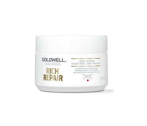 Goldwell Dualsenses Rich Repair 60 Second Treatment 200ml - Haircare ...